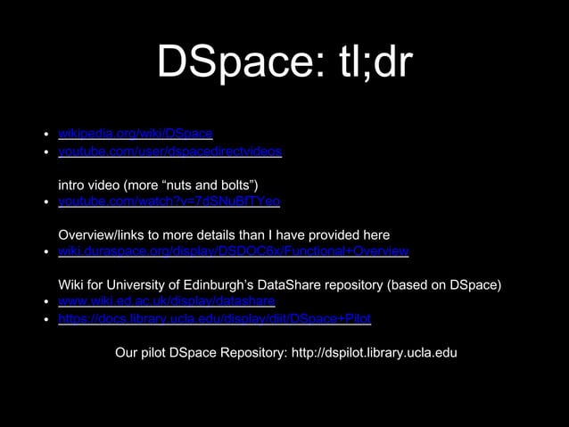 Introduction to DSpace | PPT