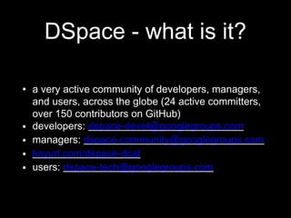 Introduction to DSpace | PPT