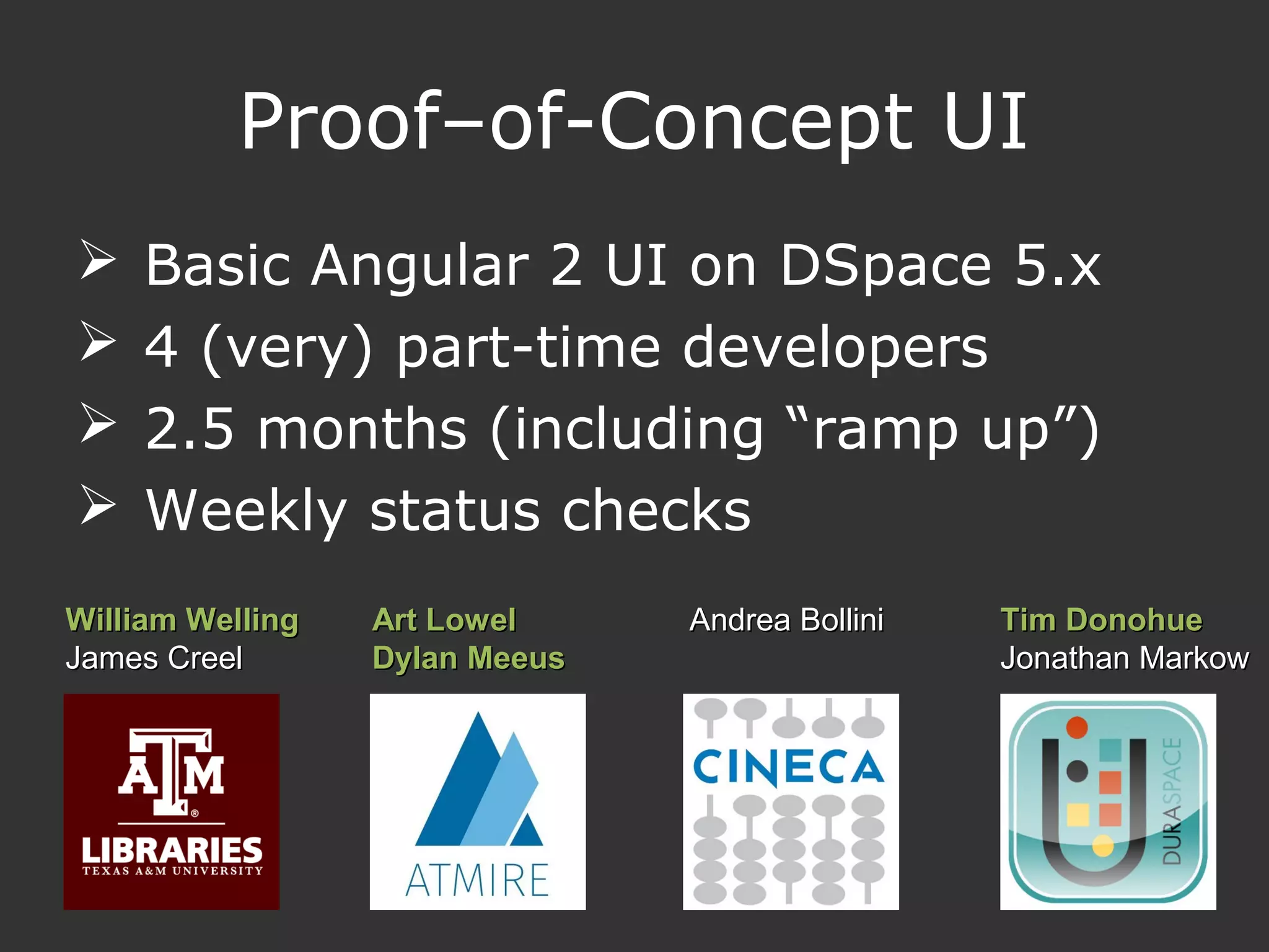 Introducing the New DSpace User Interface | PPT