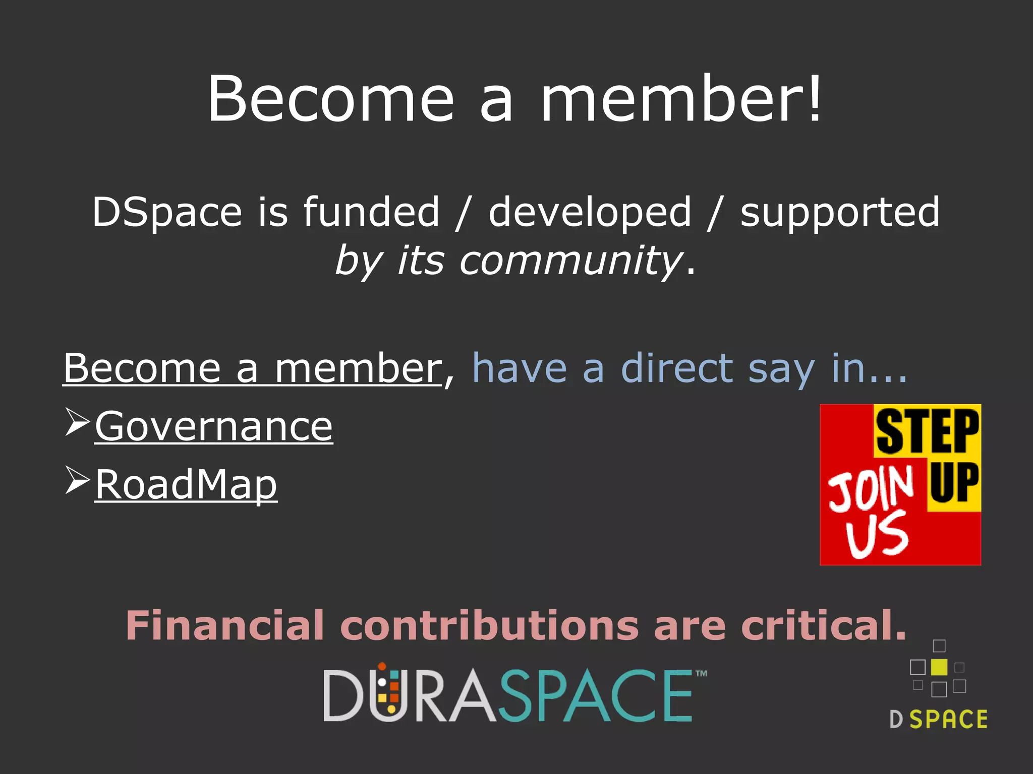 Introducing the New DSpace User Interface | PPT