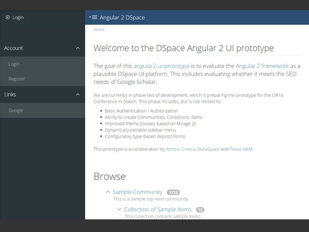 Introducing the New DSpace User Interface | PPT