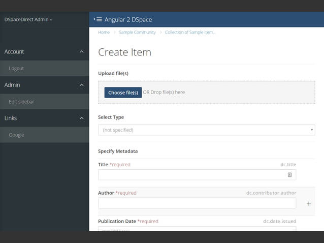 Introducing the New DSpace User Interface | PPT