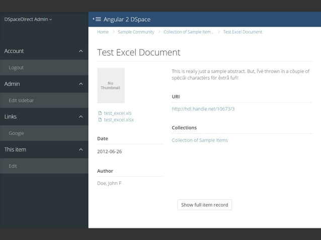 Introducing the New DSpace User Interface | PPT