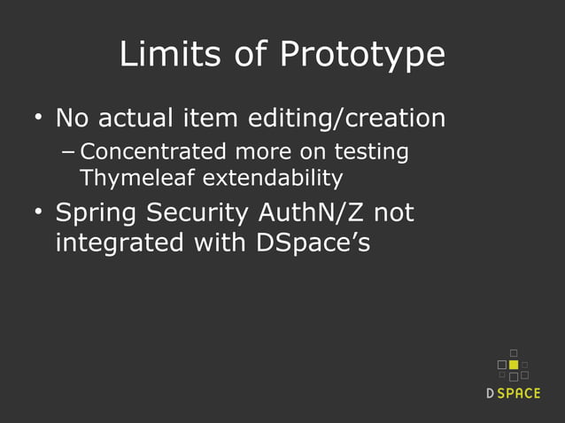 DSpace UI Prototype Challenge: Spring Boot + Thymeleaf | PPT