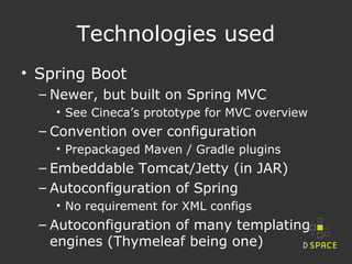 DSpace UI Prototype Challenge: Spring Boot + Thymeleaf | PPT
