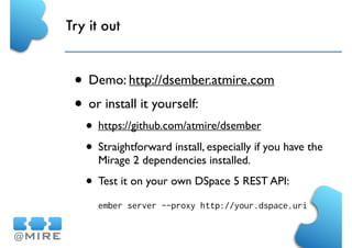 DSpace UI prototype dsember | PPT