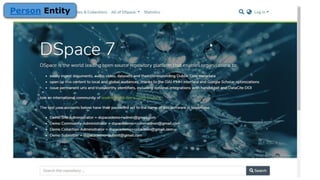 Dspace 7 presentation | PPTX