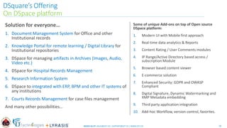 Knowledge Hub on DSpace making Distance learning easier | PPTX