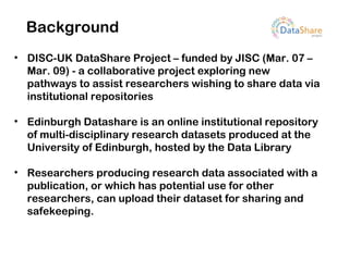 DSpace for Data Revisited | PPT
