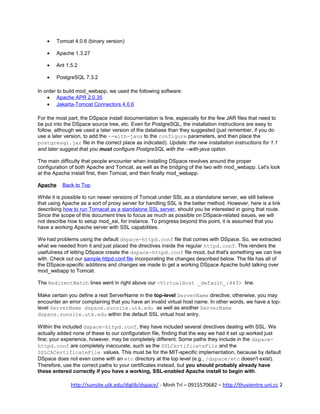 Dspace for dummies | DOC