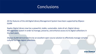Migrating the National Library of Naples’ Digital Heritage to DSpace ...