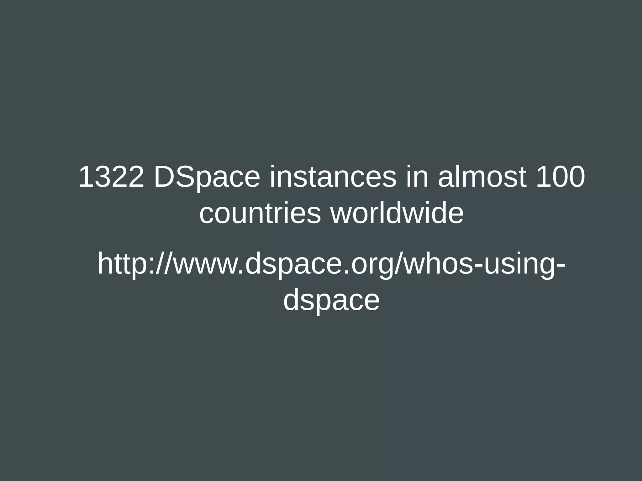 Introduction to DSpace | PDF | Internet for Beginners | Internet
