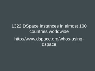 Introduction to DSpace | PDF | Internet for Beginners | Internet