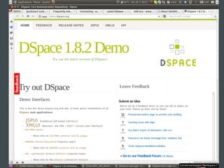 Introduction to DSpace | PDF | Internet for Beginners | Internet