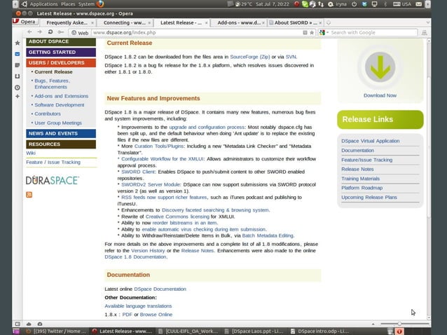 Introduction to DSpace | PDF | Internet for Beginners | Internet