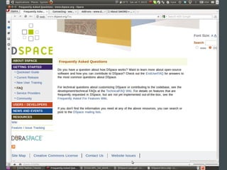 Introduction to DSpace | PDF | Internet for Beginners | Internet