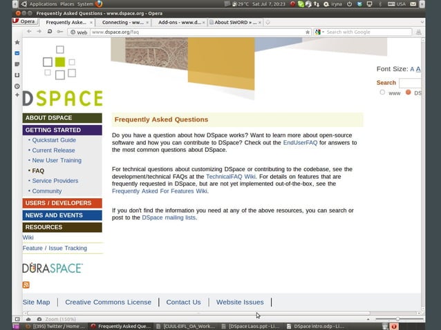 Introduction to DSpace | PDF | Internet for Beginners | Internet