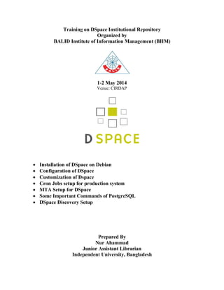 DSpace Manual for BALID Trainee | PDF