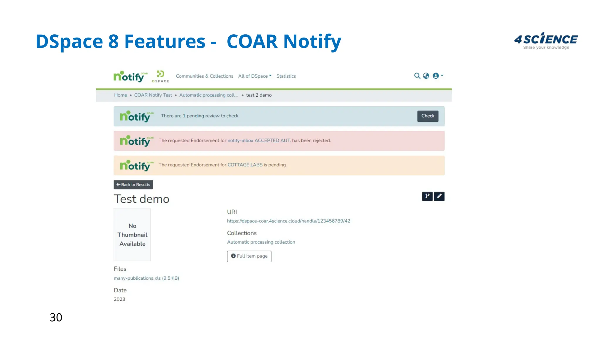 DSpace 8 features and DSpace 9&10 preview | PPTX
