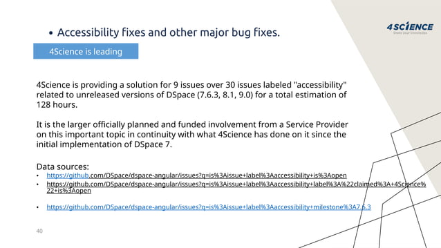DSpace 8 features and DSpace 9&10 preview | PPTX