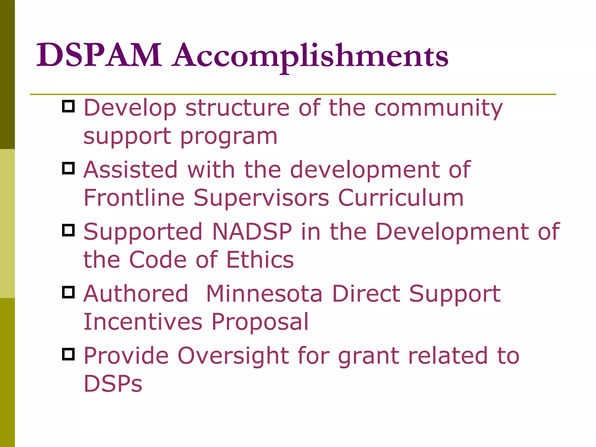 Dspam Presentation (Bridget) | PPT