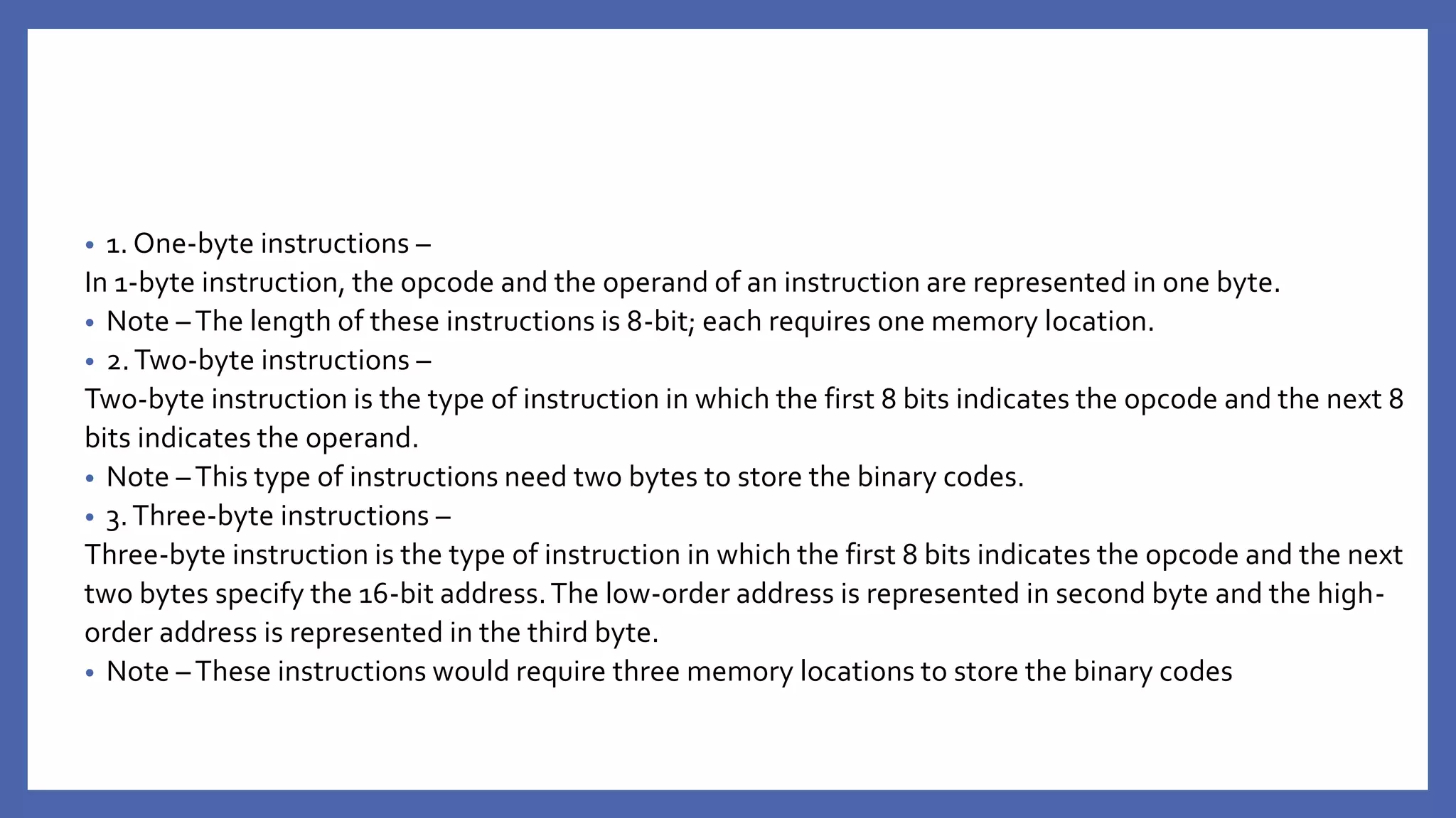 RELATION BETWEEN DATA WORD SIZE AND INSTRUCTION WORD SIZE- Dspa word ...