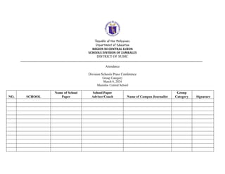 Division SChools PRess Conference-attendance.docx