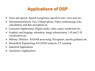 Dsp class 1 | PPT