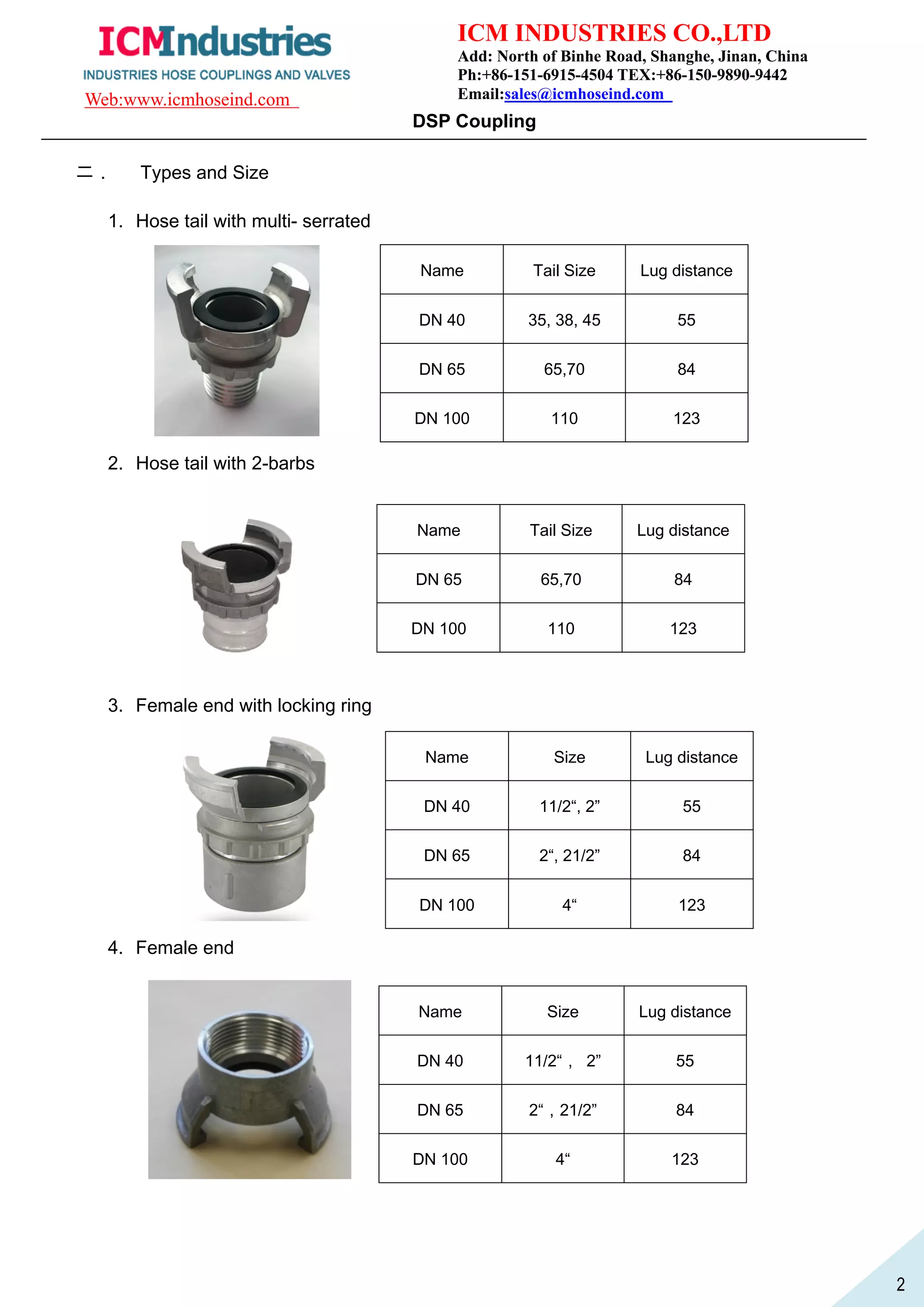 DSP coupling/French Coupling/French Fire fighting coupling | PDF