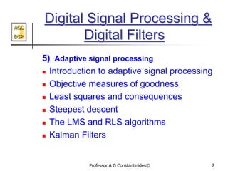 DSP_Course_Contents_introduction_ppt.ppt | Digital Audio | Computer ...