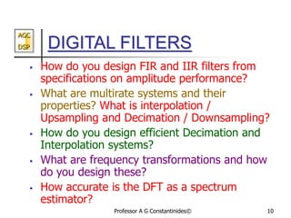 DSP_Course_Contents (1).ppt | Digital Audio | Computer Software and Applications