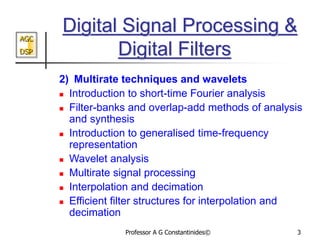 DSP_Course_Contents (1).ppt | Digital Audio | Computer Software and ...