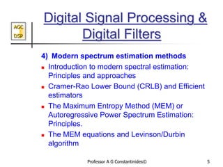 DSP_Course_Contents (1).ppt | Digital Audio | Computer Software and Applications