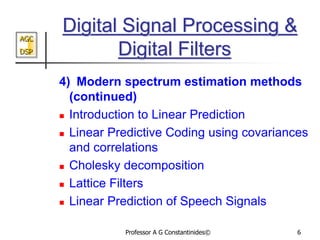DSP_Course_Contents (1).ppt | Digital Audio | Computer Software and ...