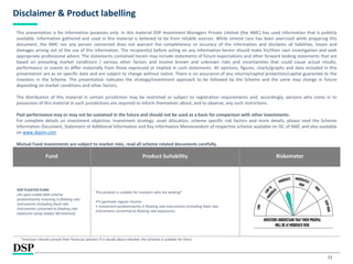 Dsp floater fund nfo presentation | PDF