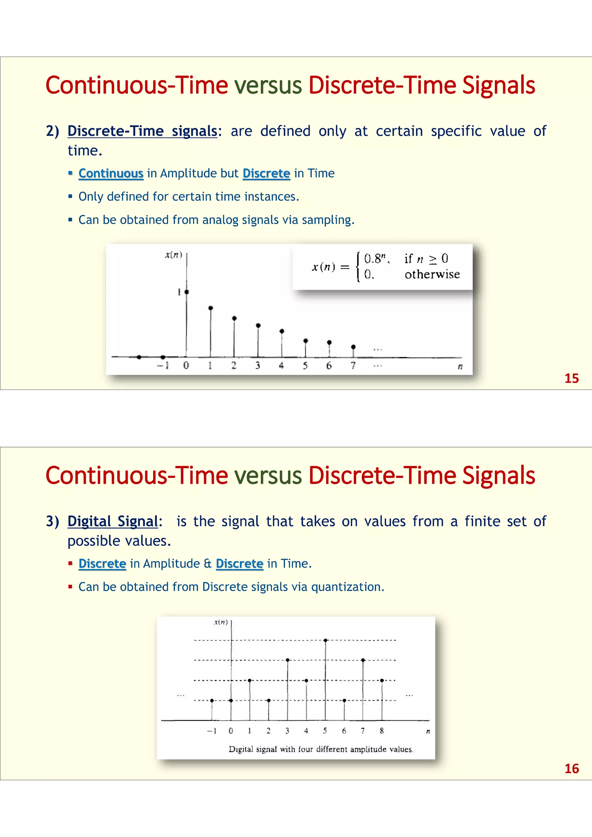 Dsp foehu lec 01 - signals and systems | PDF | Computer Networking | Computing