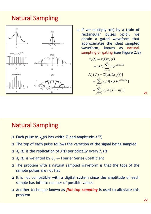 DSP_FOEHU - Lec 03 - Sampling of Continuous Time Signals | PDF