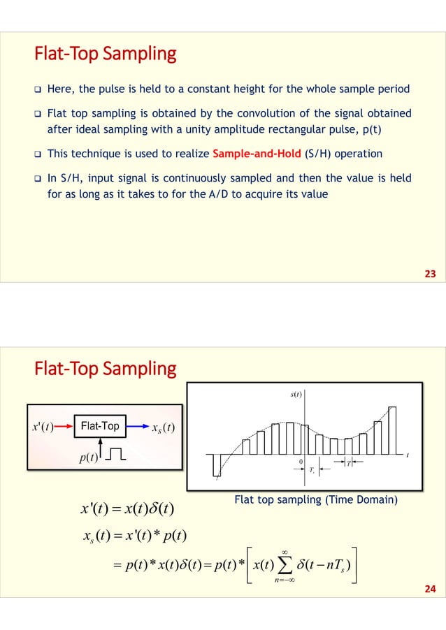 DSP_FOEHU - Lec 03 - Sampling of Continuous Time Signals | PDF