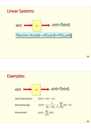 DSP_FOEHU - Lec 04 - Discrete-Time Signals and Systems | PDF