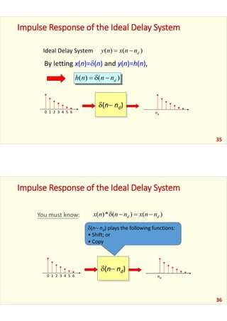 DSP_FOEHU - Lec 04 - Discrete-Time Signals and Systems | PDF