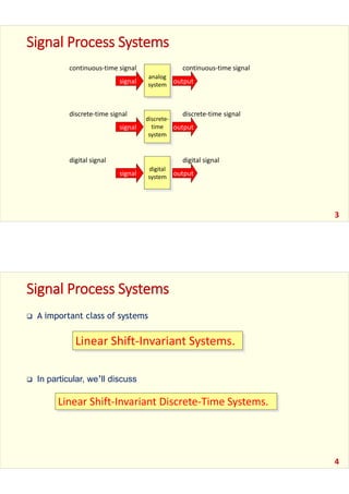 DSP_FOEHU - Lec 04 - Discrete-Time Signals and Systems | PDF