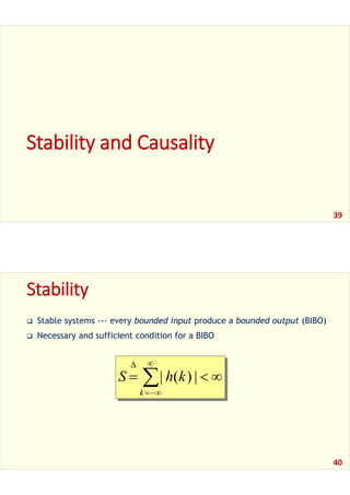 DSP_FOEHU - Lec 04 - Discrete-Time Signals and Systems | PDF