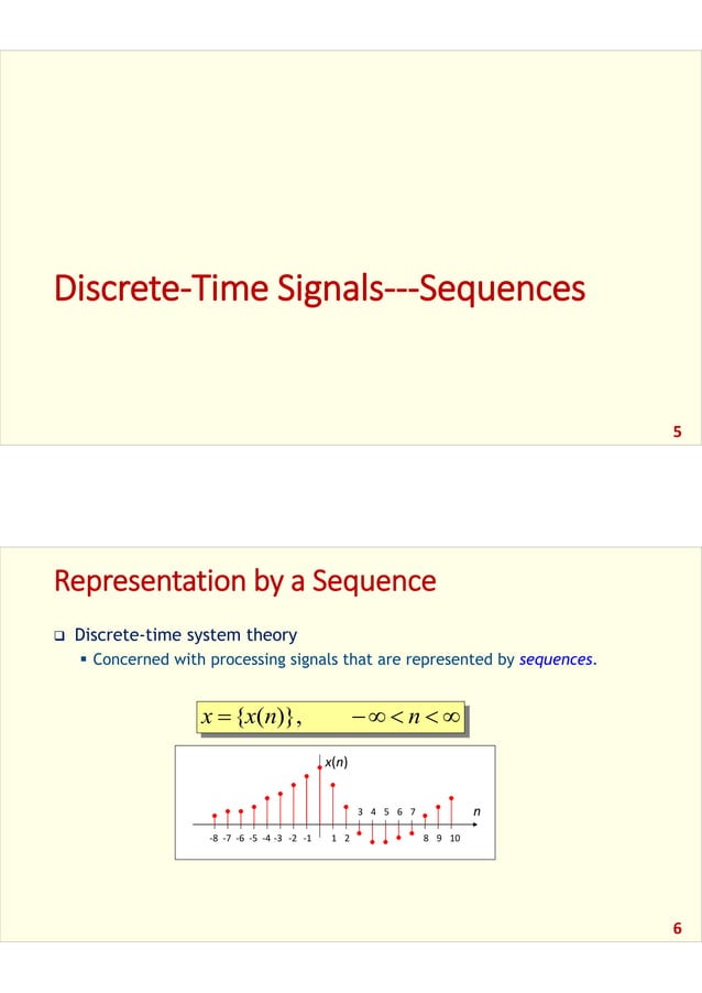 DSP_FOEHU - Lec 04 - Discrete-Time Signals and Systems | PDF
