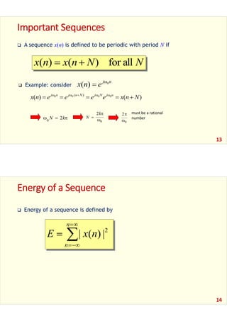 DSP_FOEHU - Lec 04 - Discrete-Time Signals and Systems | PDF