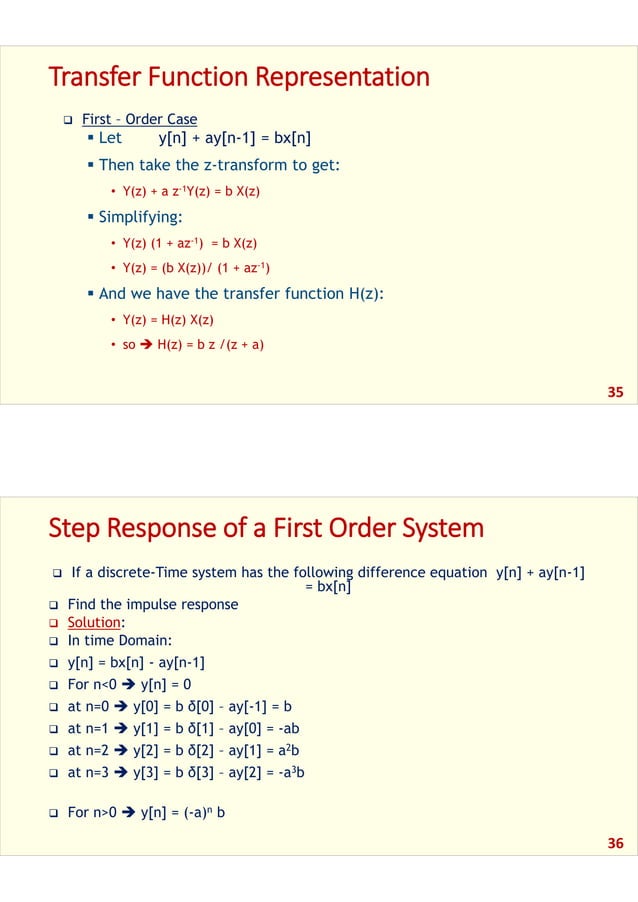DSP_FOEHU - Lec 06 - The z-Transform | PDF