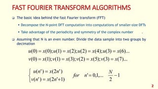 DSP_FOEHU - Lec 09 - Fast Fourier Transform | PPT