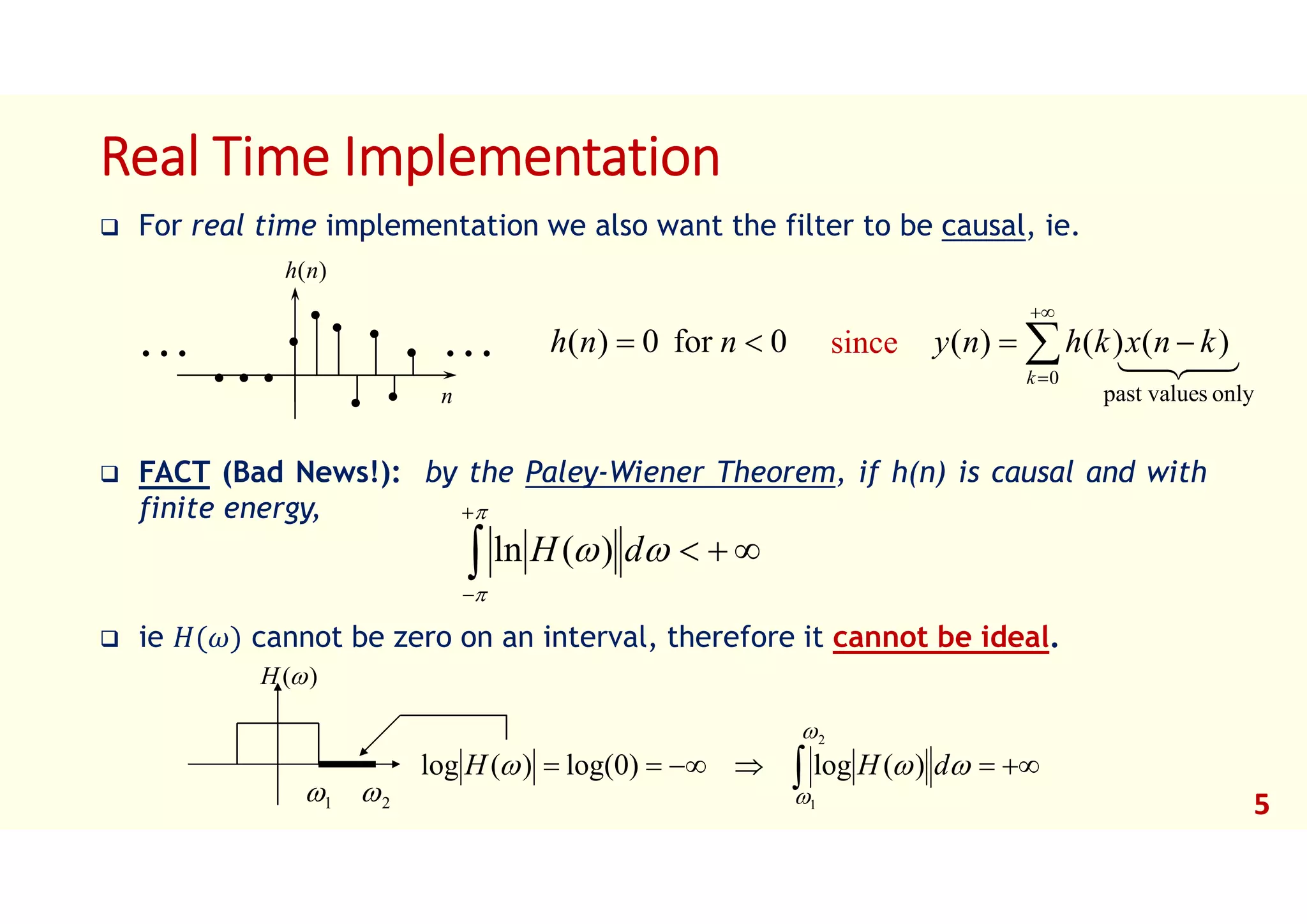 DSP_FOEHU - Lec 10 - FIR Filter Design | PDF