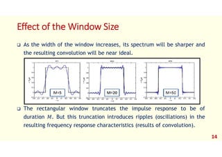 DSP_FOEHU - Lec 10 - FIR Filter Design | PDF