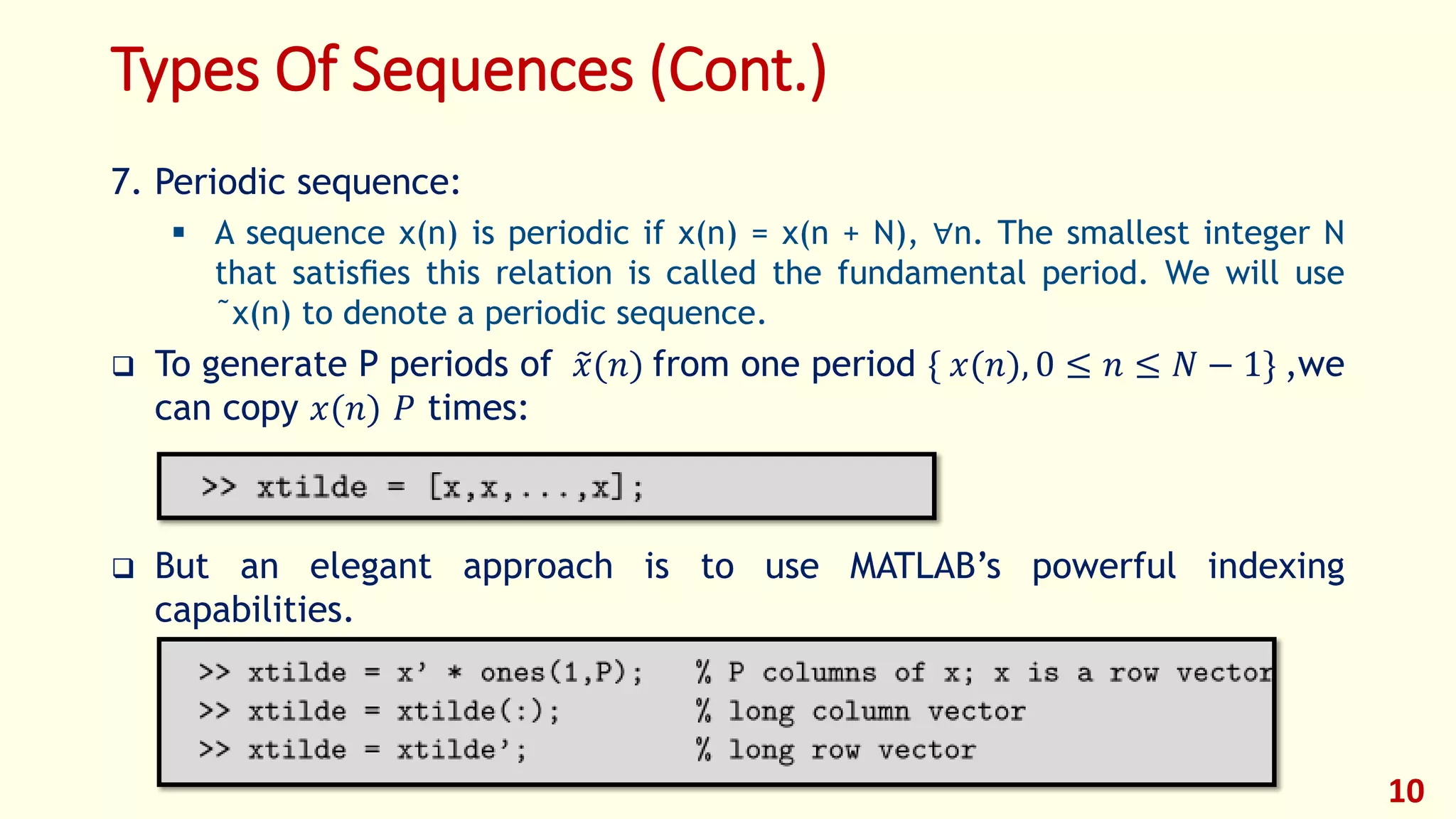 DSP_FOEHU - MATLAB 01 - Discrete Time Signals and Systems | PDF