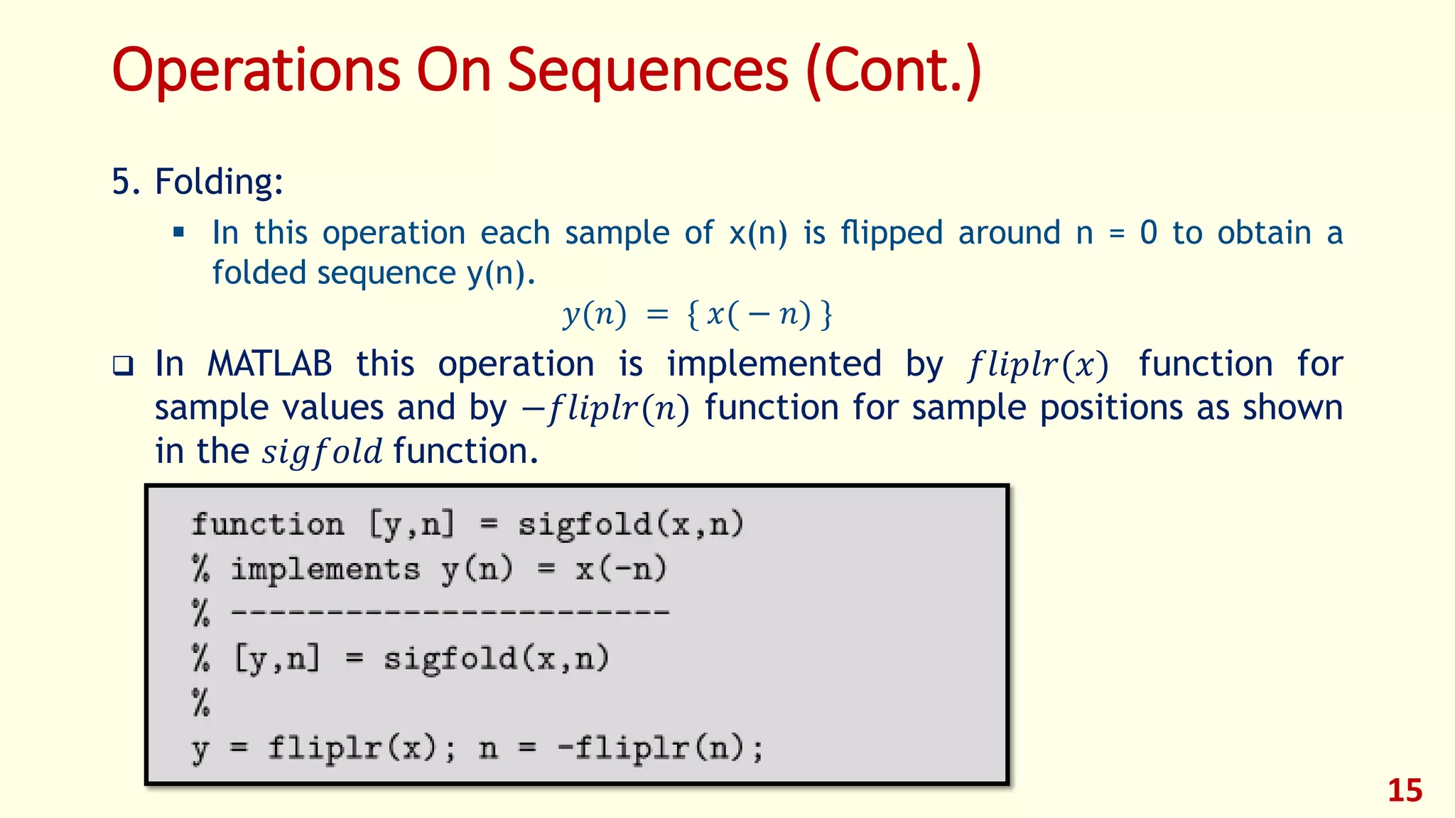 DSP_FOEHU - MATLAB 01 - Discrete Time Signals and Systems | PDF